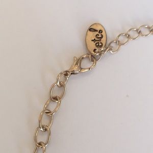 etc! | Jewelry | New Etc Faux Gold Jade And Crystals Necklace | Poshmark